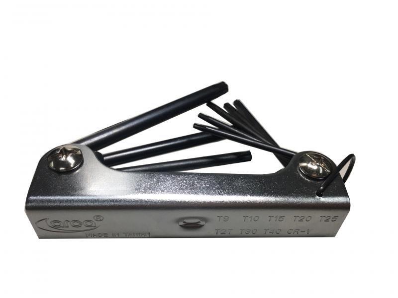 METAL FOLDING STAR KEY WRENCH SET - ARK TOOLS